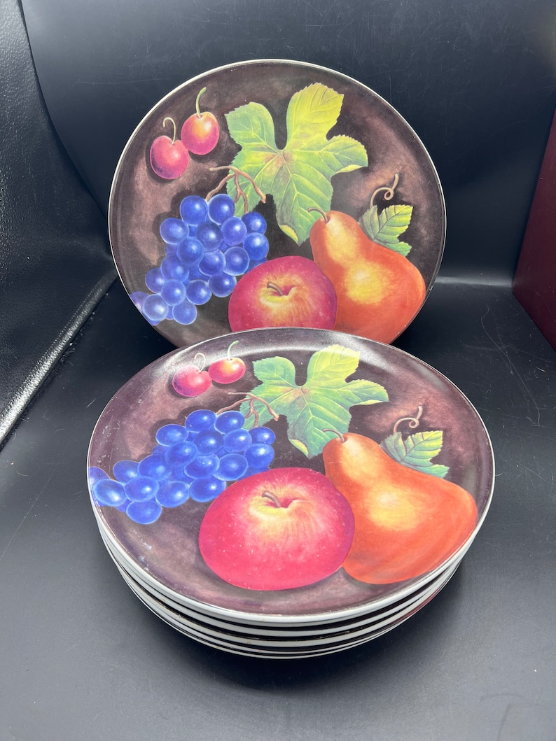 Furio Fruit Dinnerware 5 Pieces , Dinner Plates, - Etsy