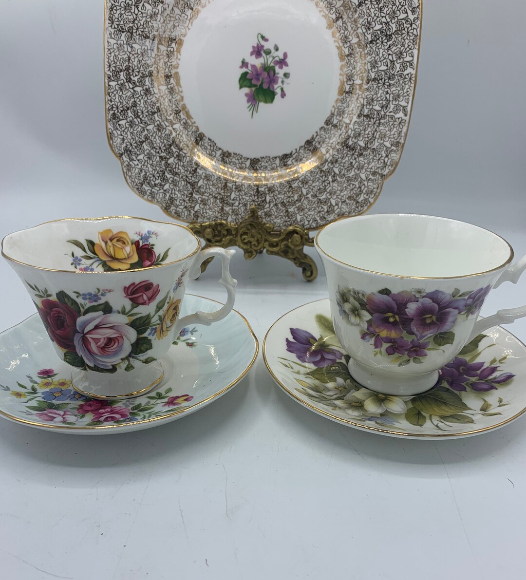 Mix and Match Matching Tea Cups, Bone China England, Beautiful Tea Cups ...