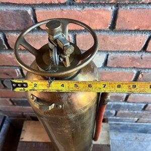 Vintage Badger Bell System Fire Extinguisher KS-6870/ Heavy Brass ...