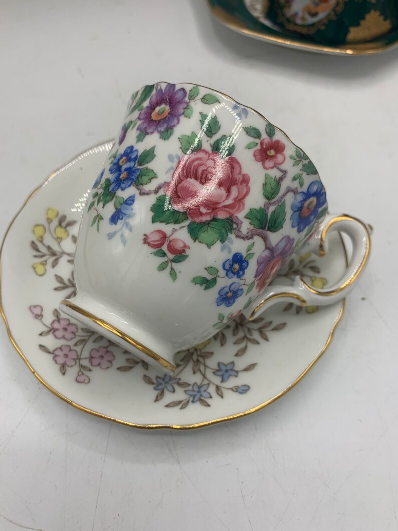 Mix and Match Matching Tea Cups, Bone China England, Beautiful Tea Cups ...