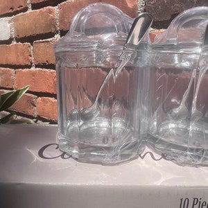 10 Piece Condiment Caddy , Glass and Metal New - Etsy