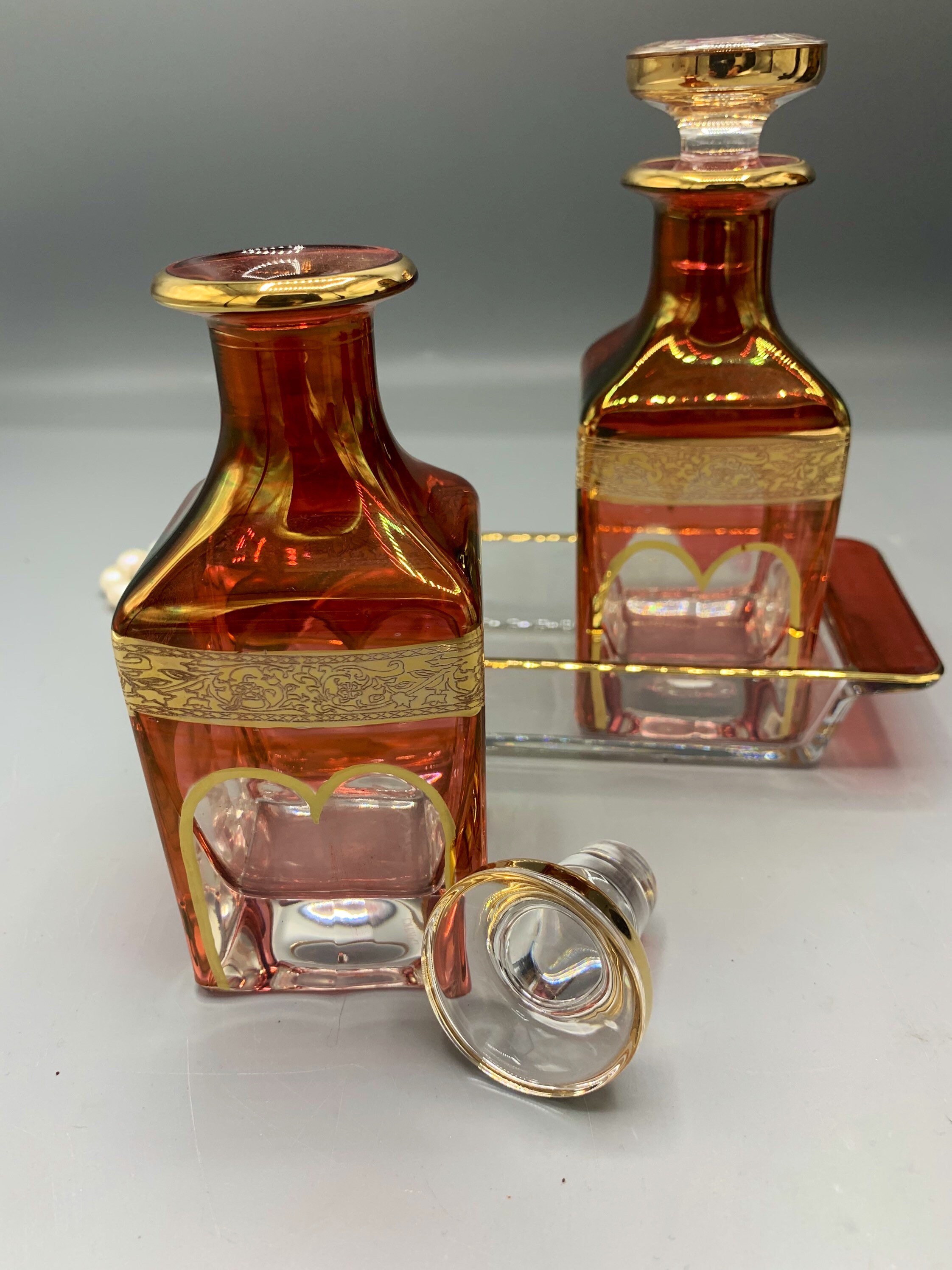 Da Vinci French Victorian Cranberry Red Crystal Perfume - Etsy