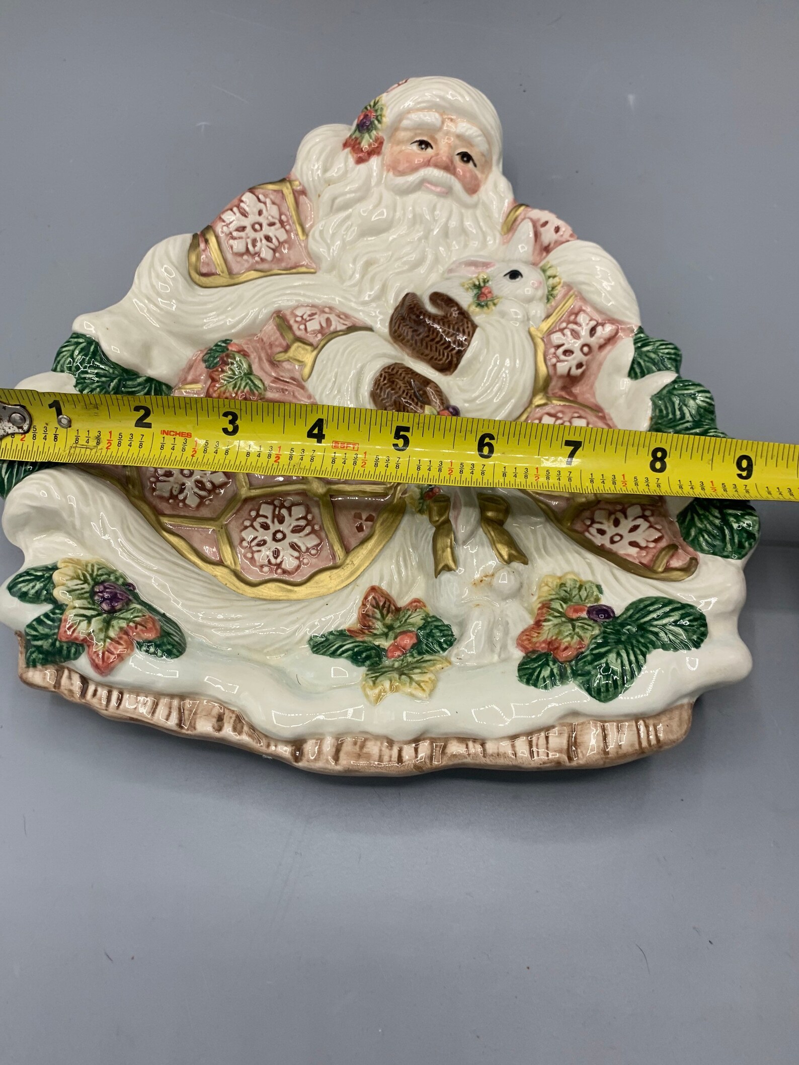 Fitz and Floyd Christmas Platters Santa Platter Oval Platter - Etsy
