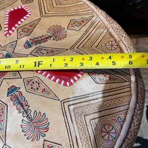 Hand Made Moroccan Poofs Hand Made 100% Leather Ottoman Comfortable ...
