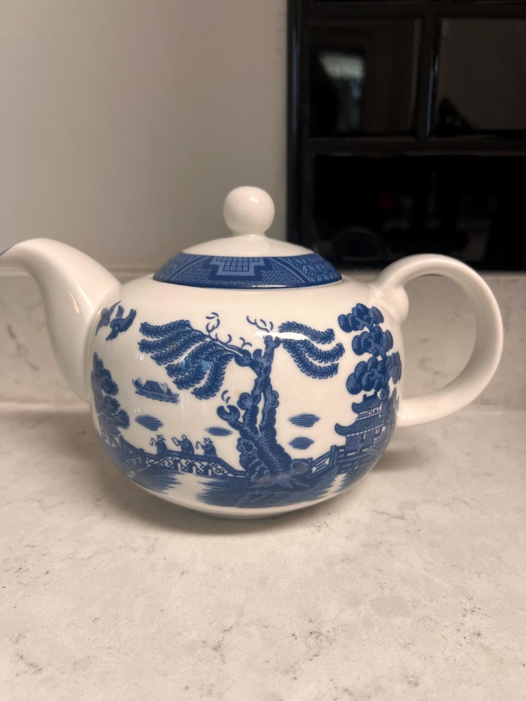 Real Old Willow" Teapot by Royal Doulton, Likely Produced Between 1981 ...