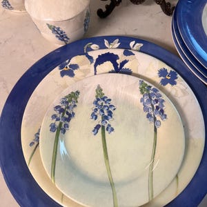 Faïencerie De Gien France Alice, Dinner Set 24 Pieces With Platter and ...