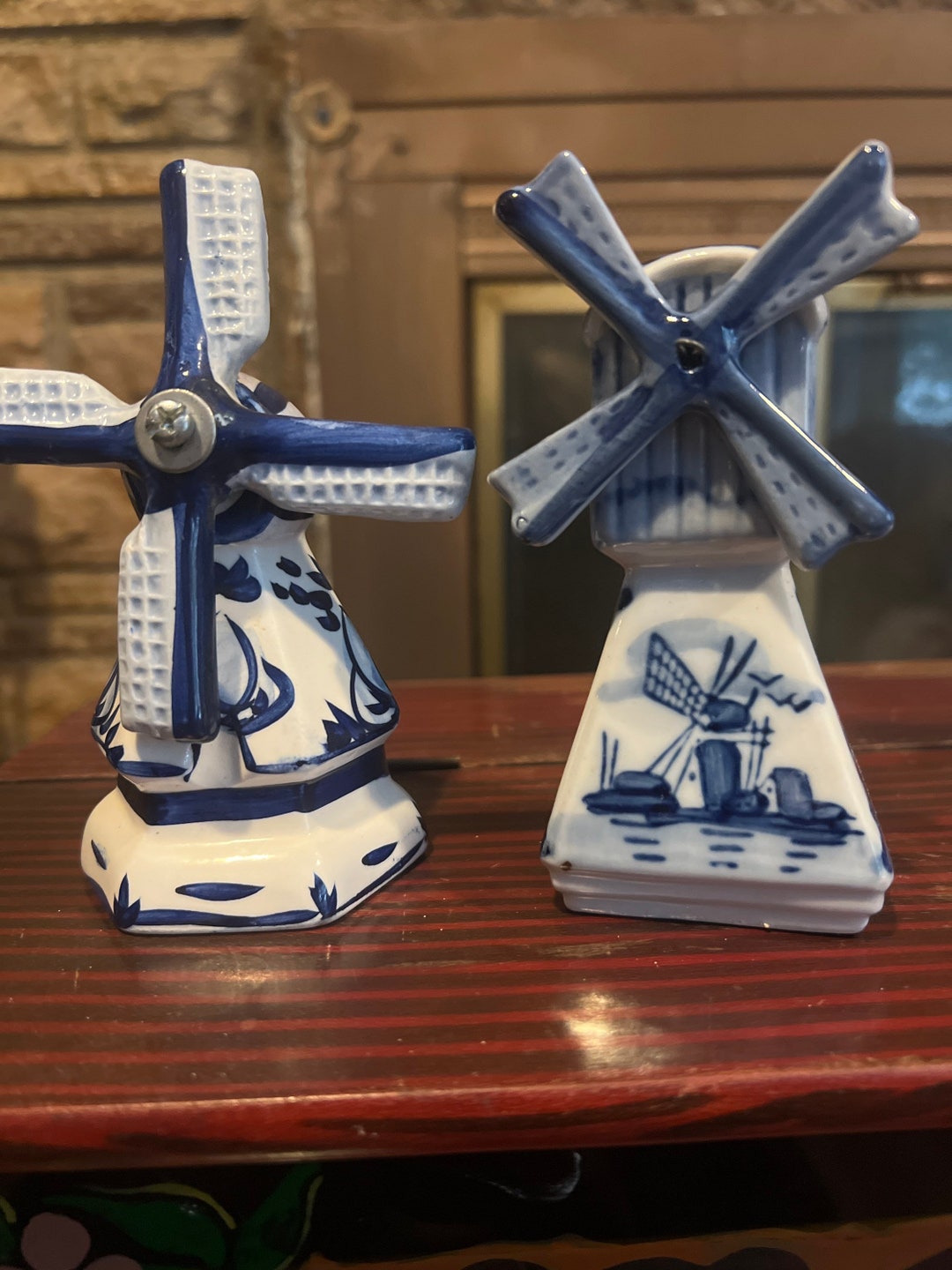 Holland Dutch Shoes Clogs Windmill Bell / Windmill Figurine ...