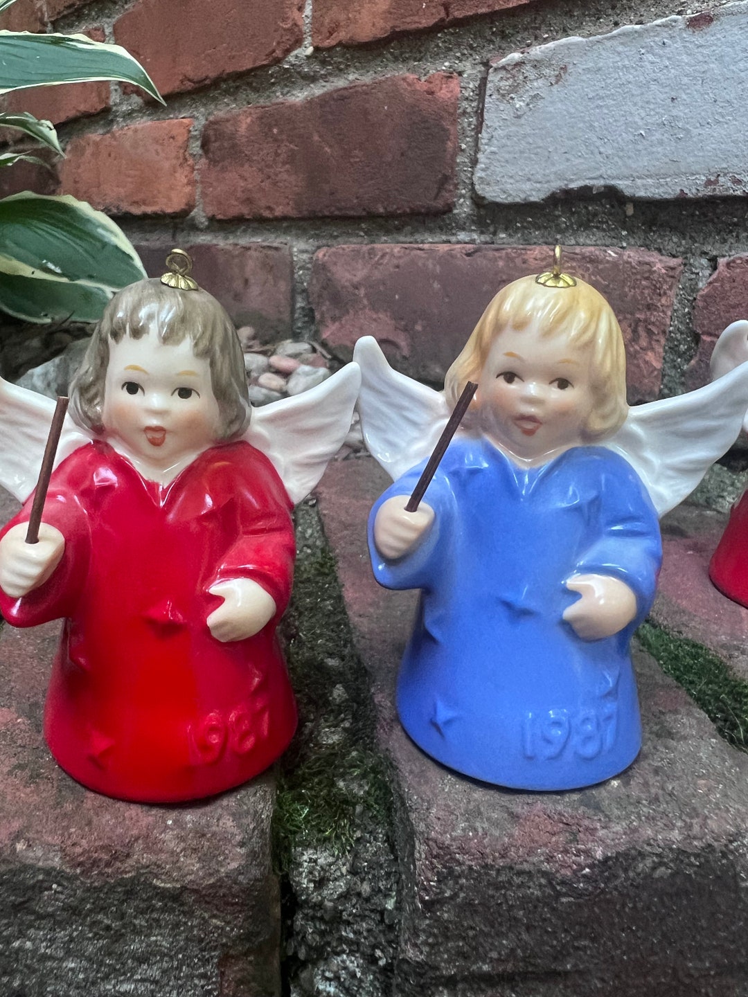 Vintage 1987-1988 Goebel Annual Pair of Angels - Etsy