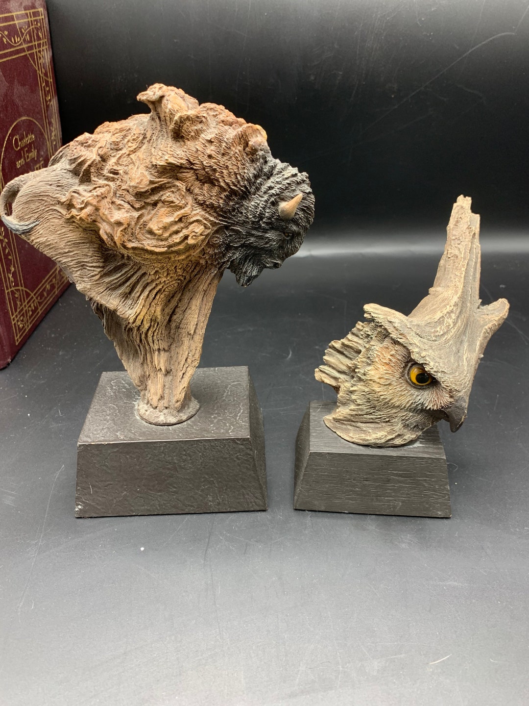 1 Rick Cain “who” Limited Edition Owl, # 854 /3000 6” Driftwood ...