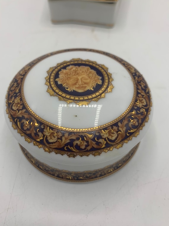 Vintage unique porcelain trinket boxes Limoges bacchu… - Gem