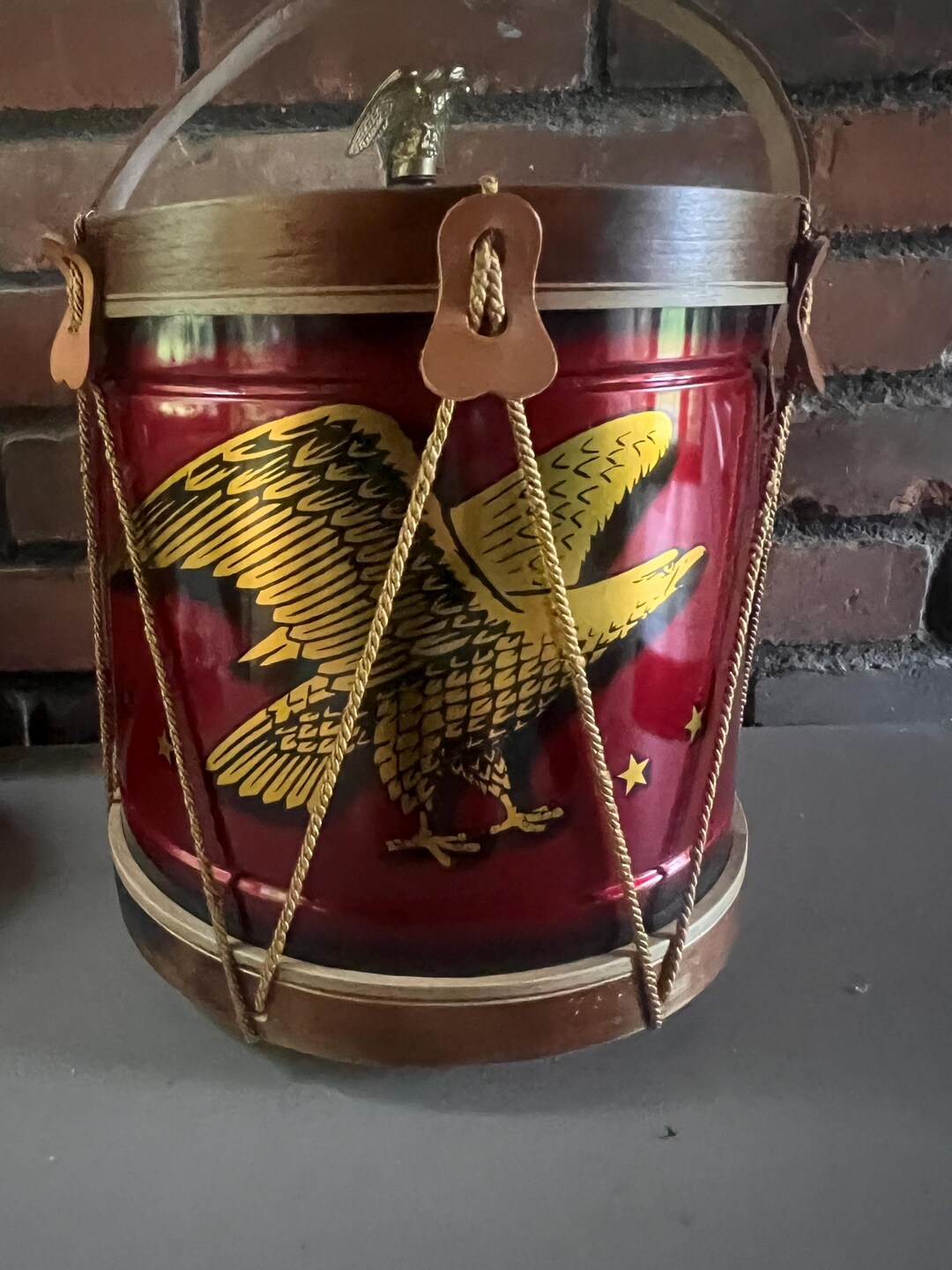 Vintage 1854 American Eagle Drum Ice Bucket - the Old Drum Shop USA ...