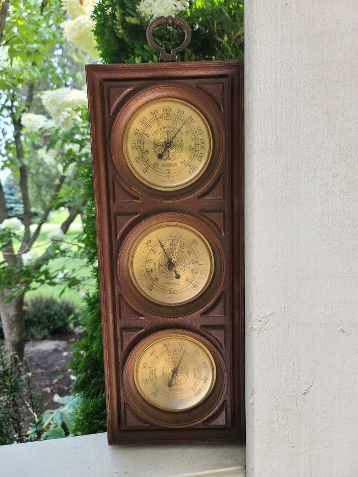 Springfield Instruments Weather Stations Thermometer Humidity - Etsy