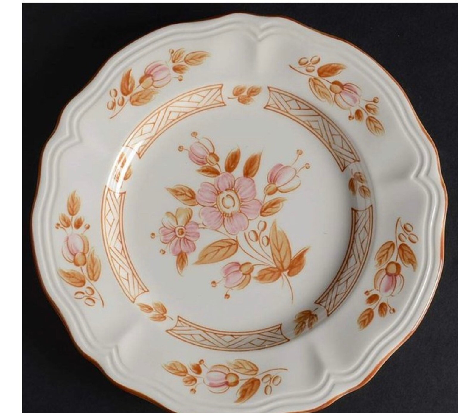 Ironstone Wicker Rose by Sears Japan Dinnerware - Etsy