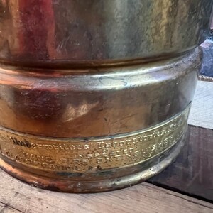 Vintage Badger Bell System Fire Extinguisher KS-6870/ Heavy Brass ...