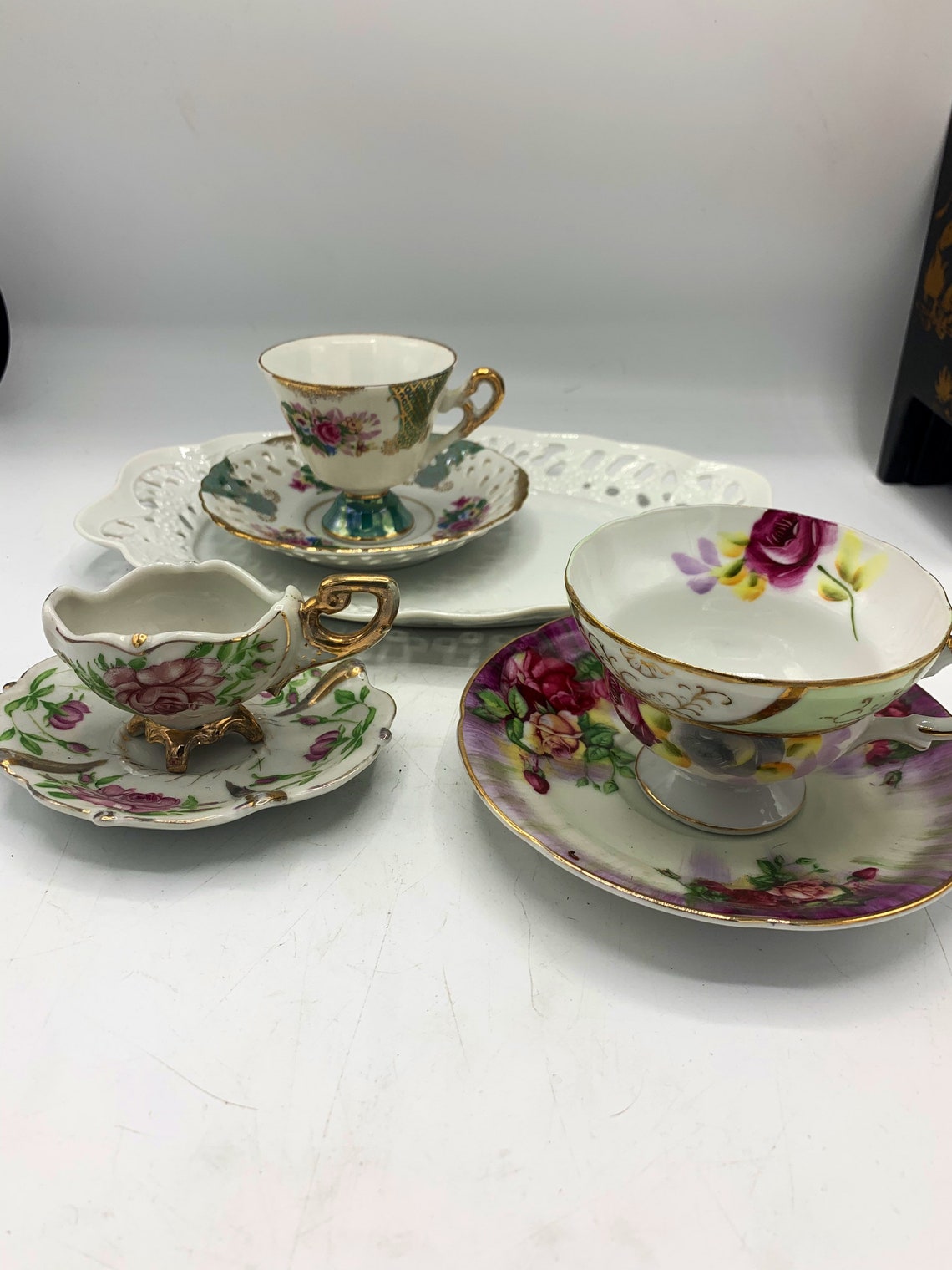 Unique Vintage Japanese Tiny Tea Cups - Etsy
