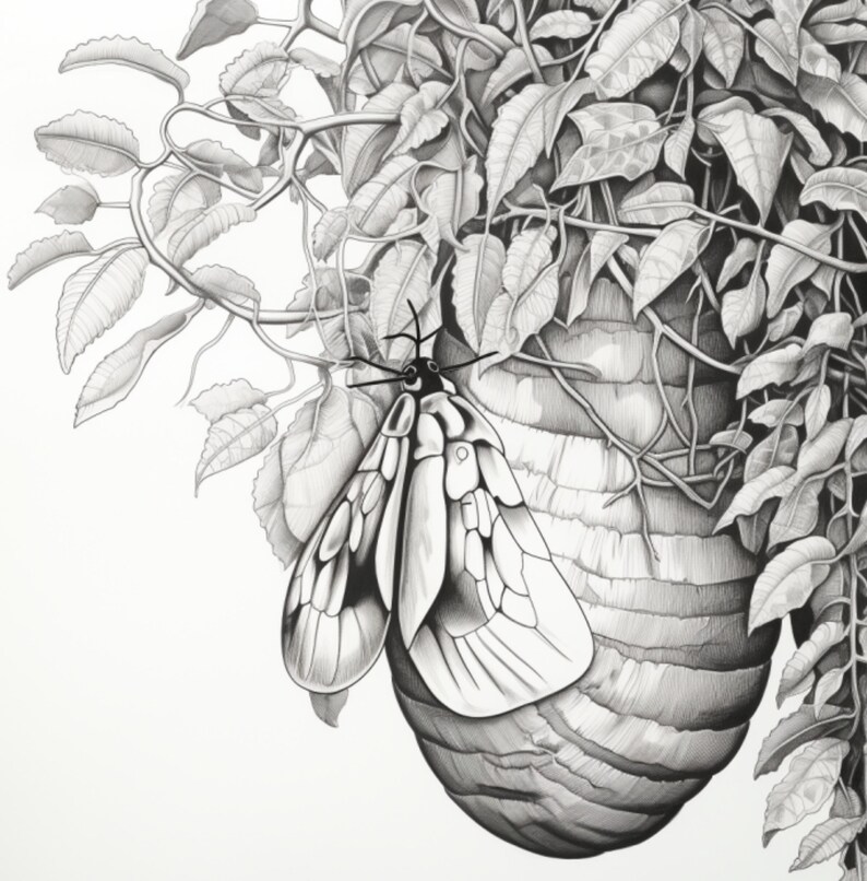 Cocoon of Courage: 31 Butterfly Themed Coloring Pages and Affirmations ...