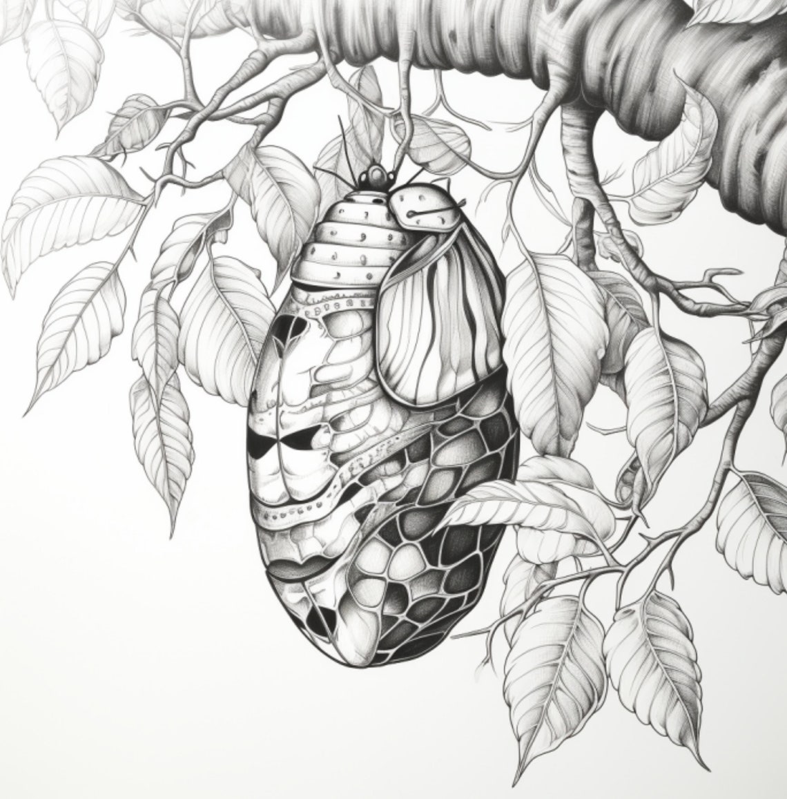 Cocoon of Courage: 31 Butterfly Themed Coloring Pages and Affirmations ...
