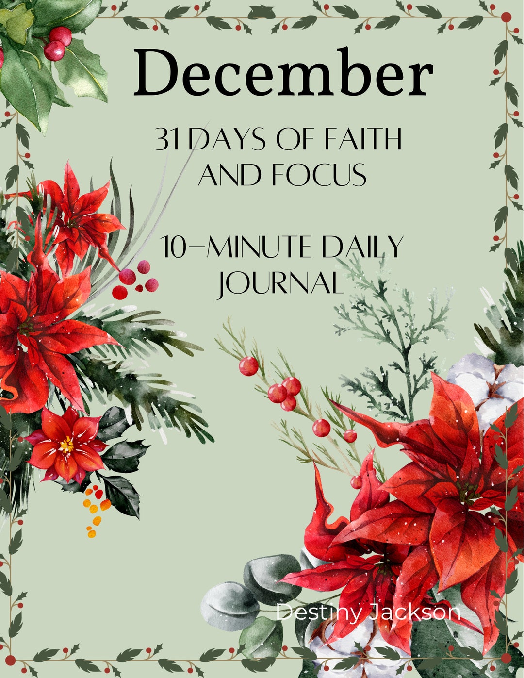 December 31 Day Journal and Planner: 10 Minute Faith and Focus Daily - Etsy