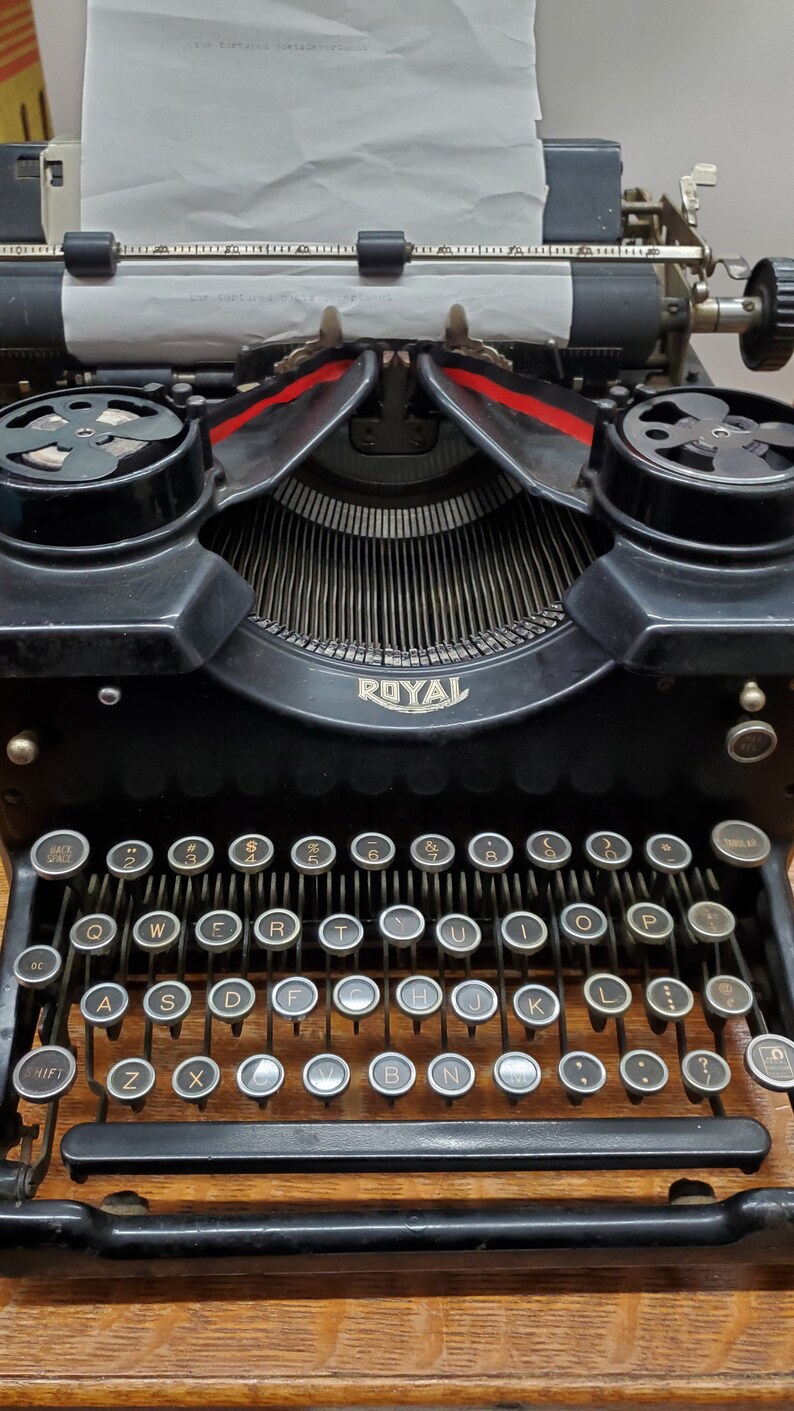 Taylor Swift Royal Antique Typewriter Dead Poets Department - Etsy