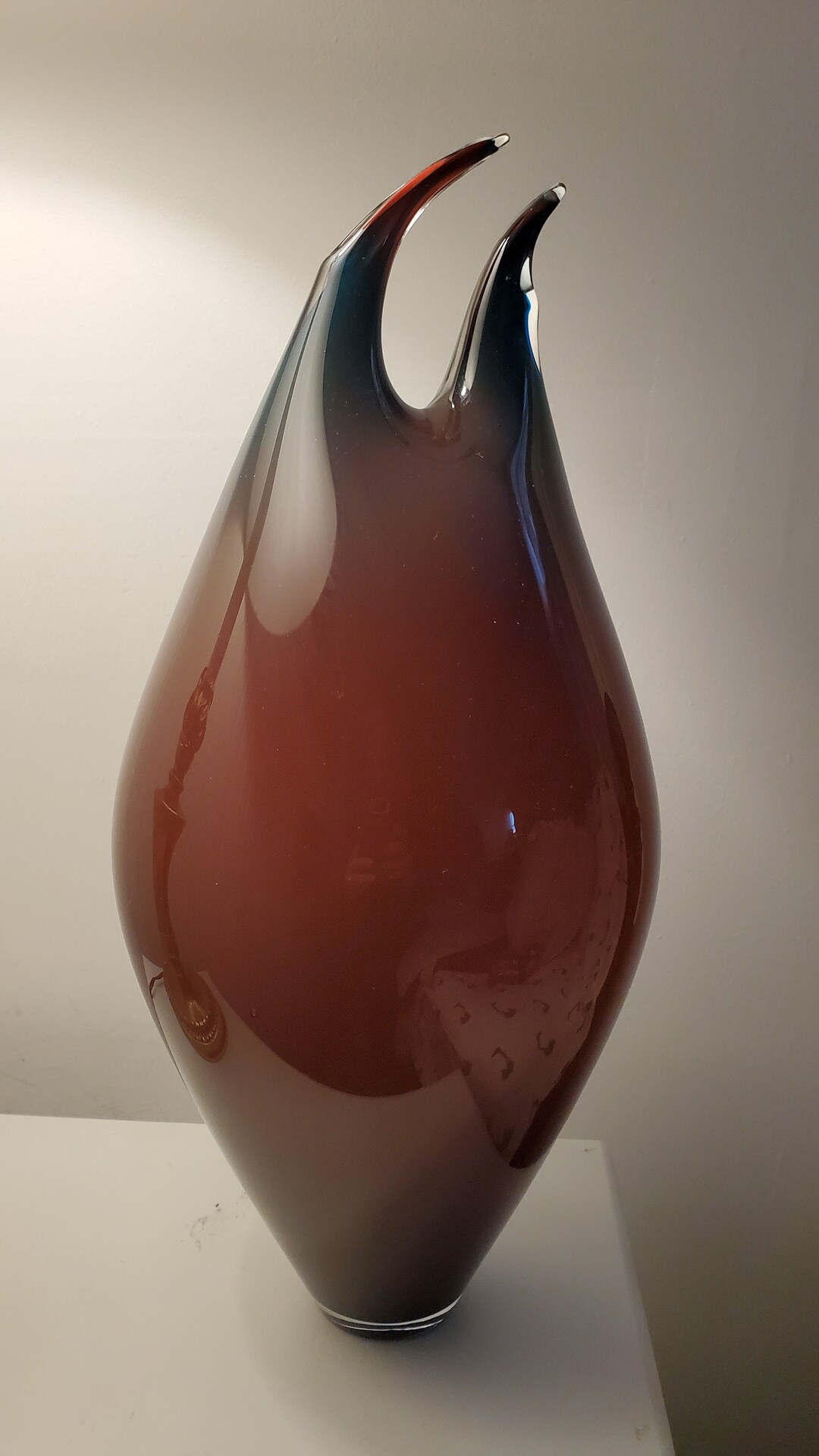 Ethan Stern Glass Vase - Etsy