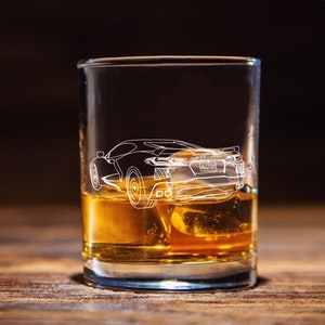 Your Own Car Custom Rock Glass, Personalized Engraved Whiskey Glass ...