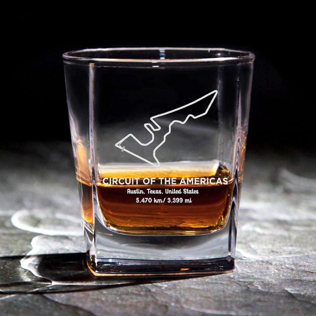 Custom Formula 1 Circuits Whiskey Glass - Engraved F1 Race Track Gifts ...