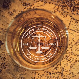 Personalized Retirement Gifts for Lawyer - Custom Thank You Whiskey ...