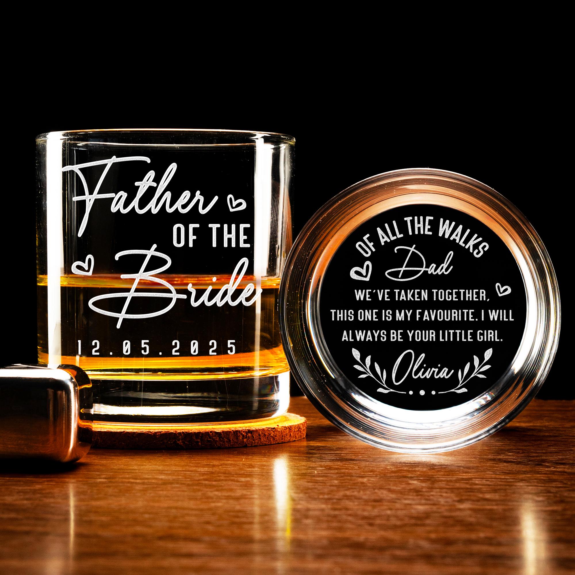 Personalized Father of the Bride Gifts - Custom Dad Walking Thank You ...