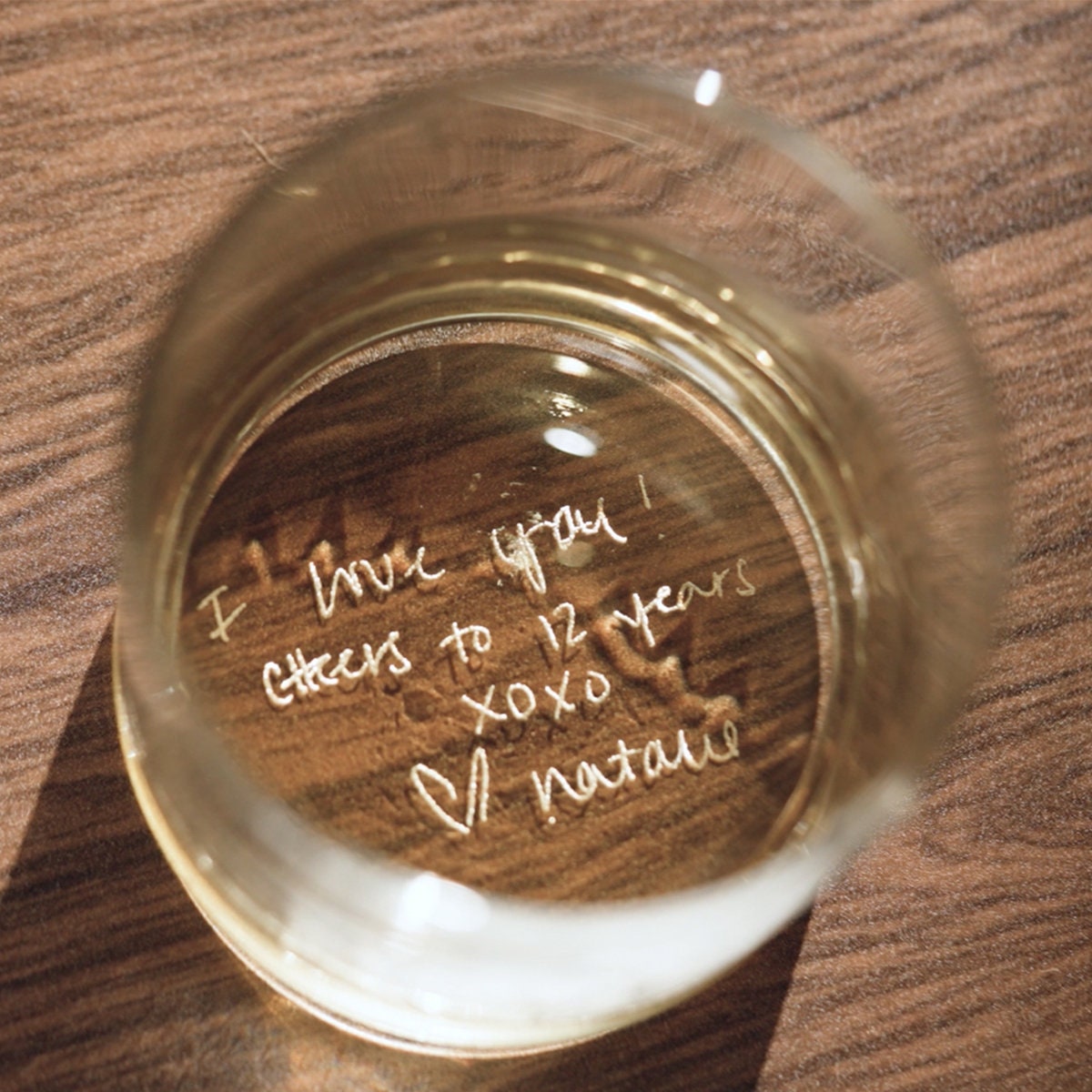 Personalized Handwriting Whiskey Glass - Engrave Your Handwritten ...