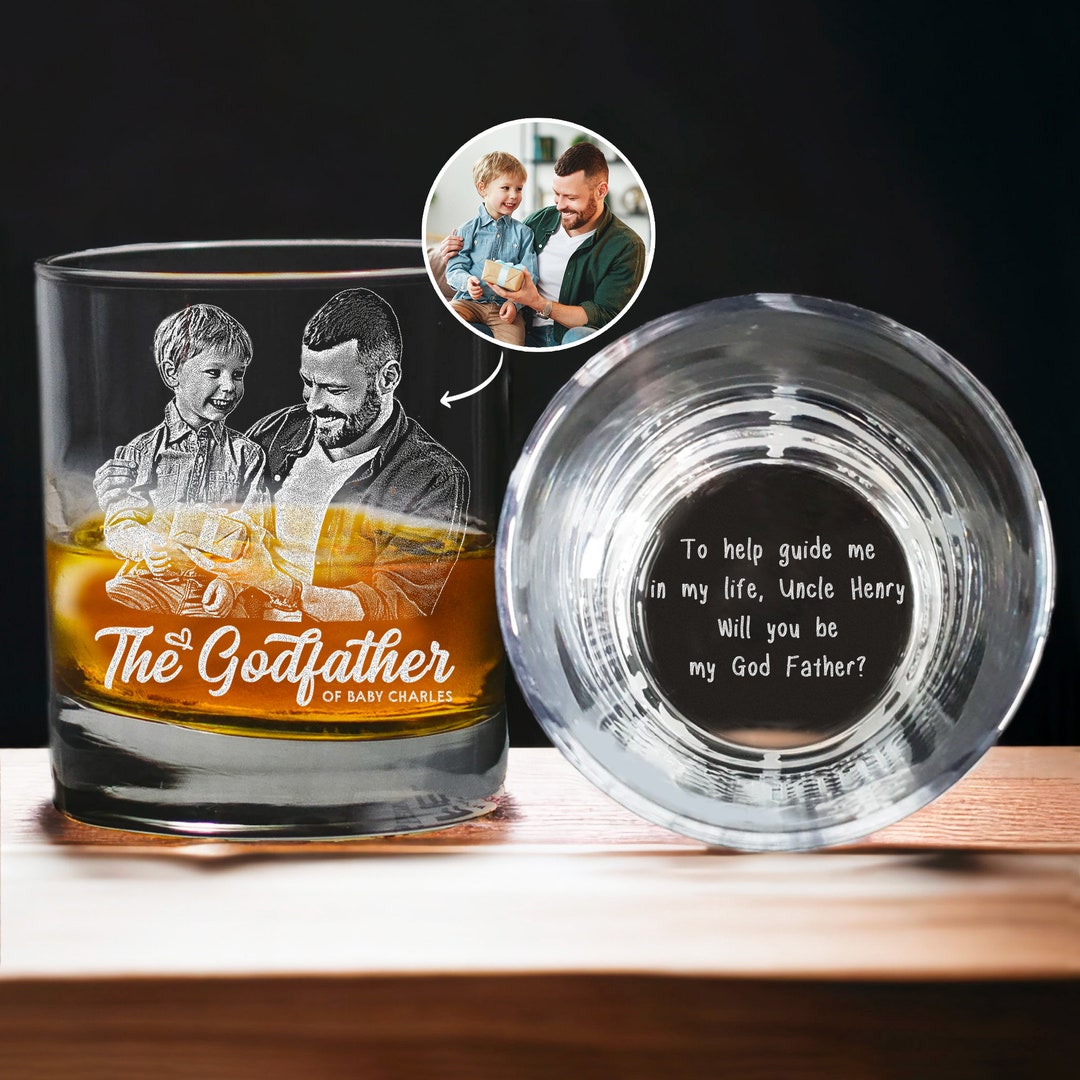 Custom Father's Day Gifts for Godfather - Personalized Handwriting and ...