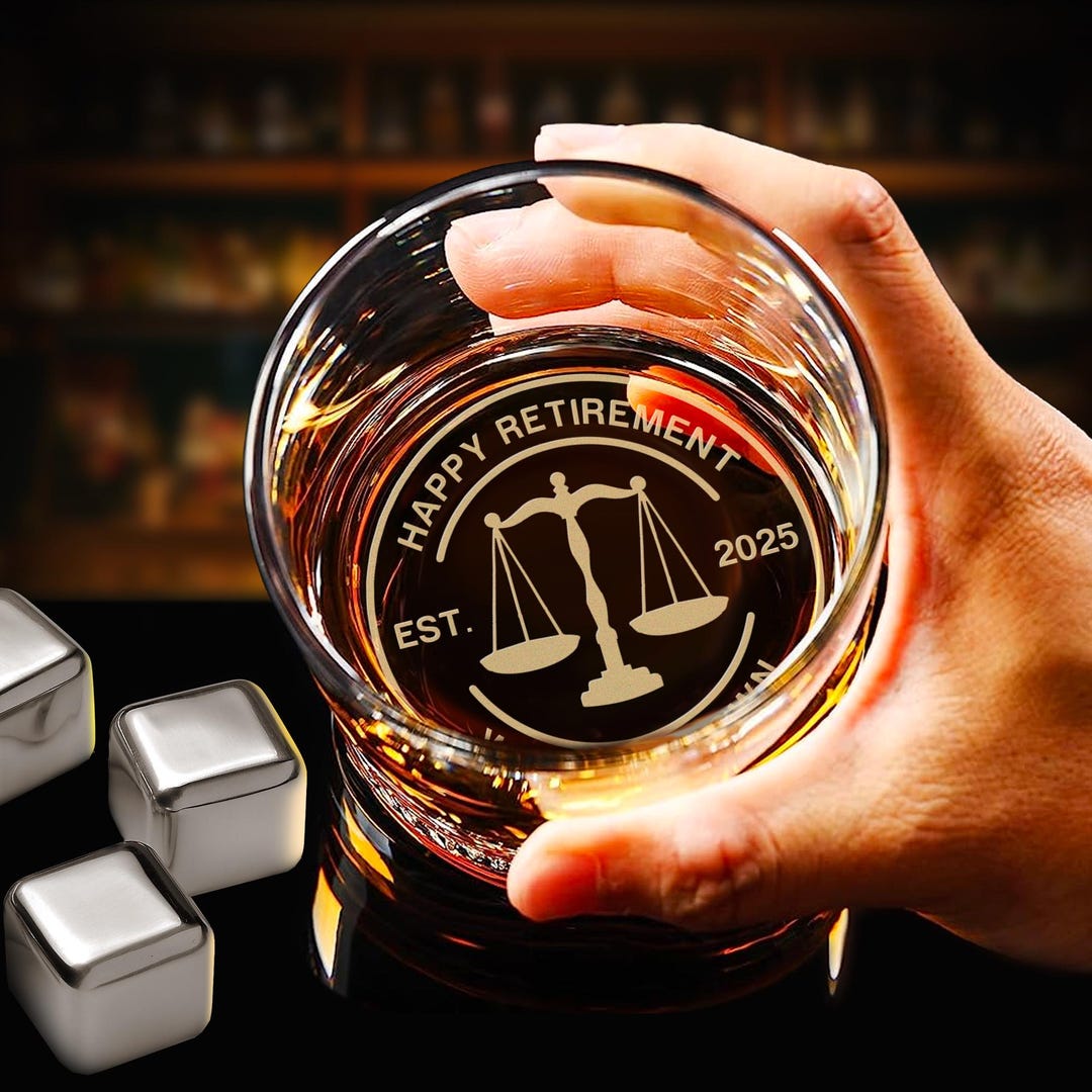 Personalized Retirement Gifts for Lawyer - Custom Thank You Whiskey ...