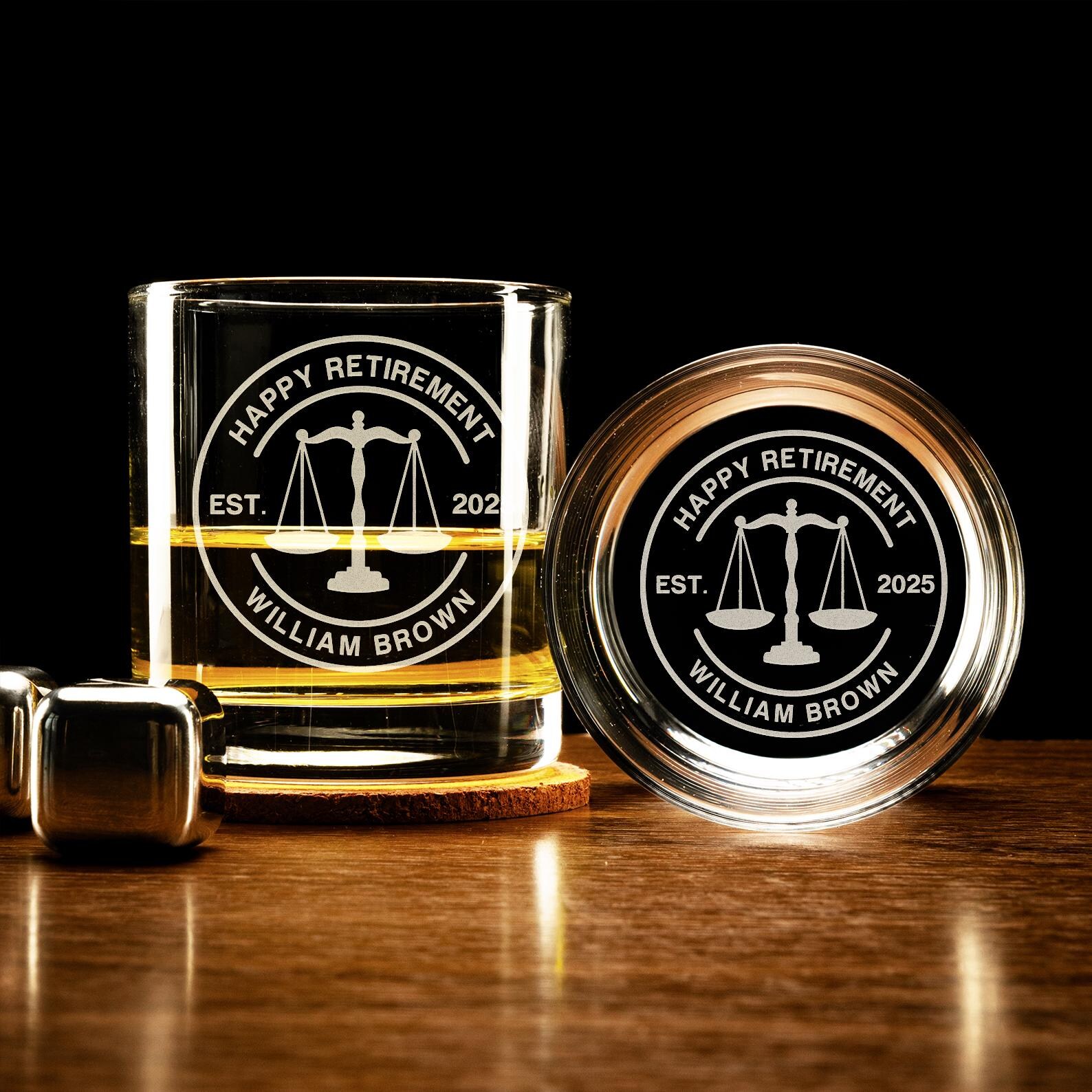 Personalized Retirement Gifts for Lawyer - Custom Thank You Whiskey ...