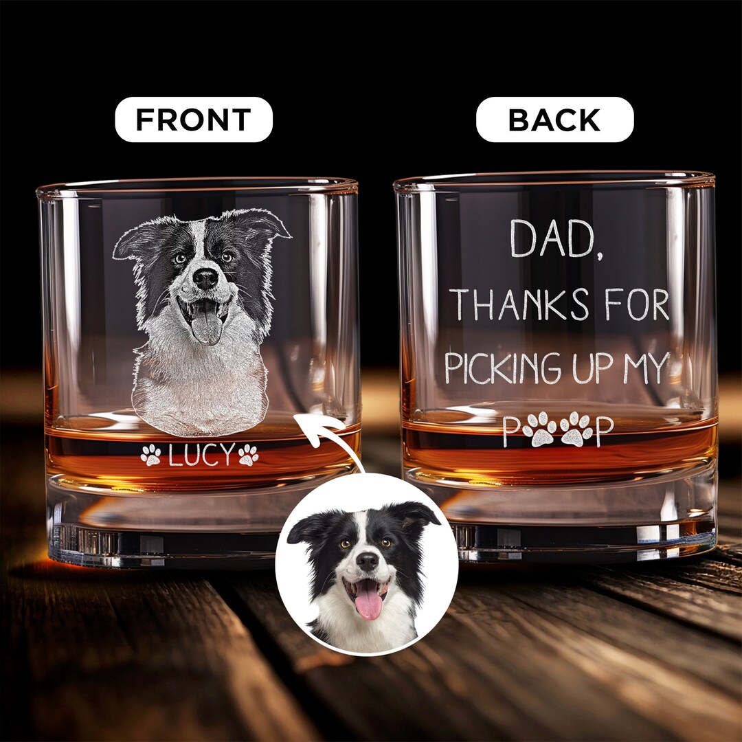 Personalized Dog Photo Gifts for Dog Dad, Custom Father's Day Gifts for ...