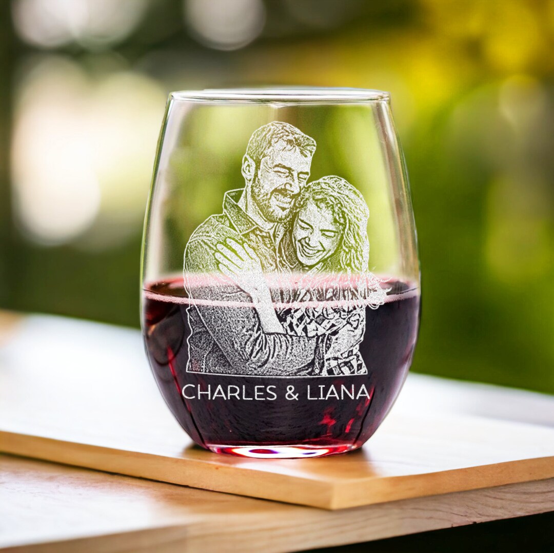 Peronalized Valentines Day Wine Glass Meaningful Glass Gifts for Her ...