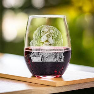 Custom Pet Memorial Photo Rock Glass - Engraved Dog Picture Whiskey ...