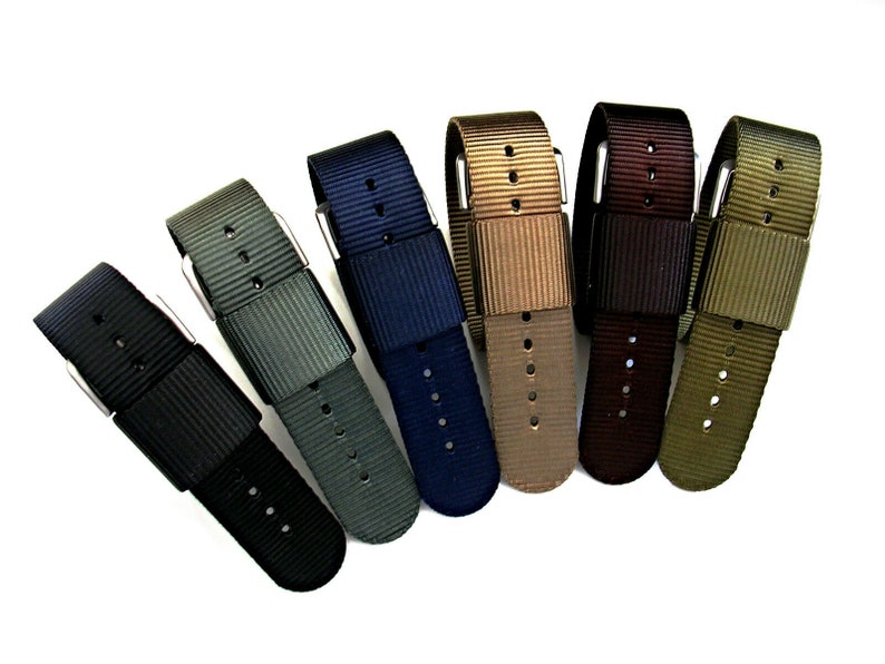 NATO® 1pc Single Pass Nylon Raf Military Watch Strap Watch Band ...