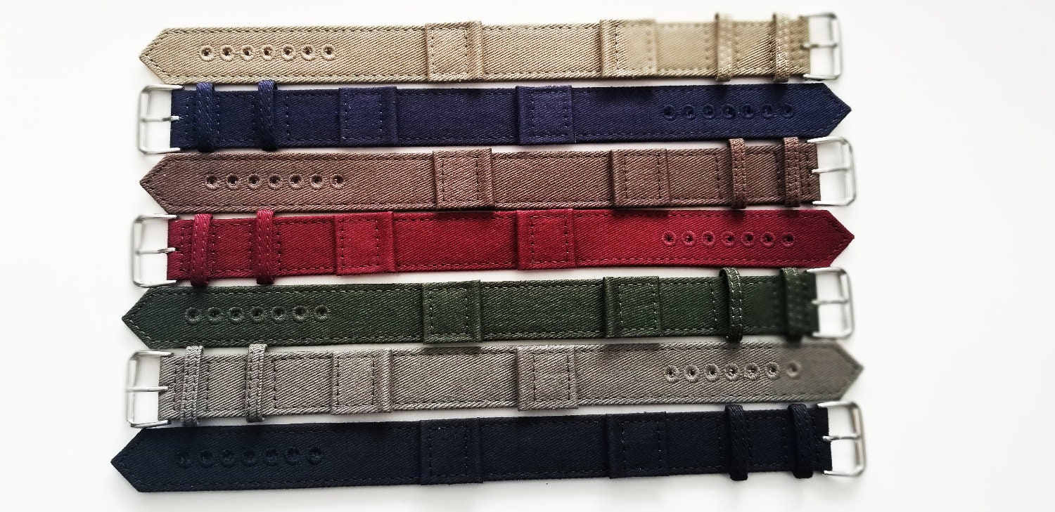 NATO® Canvas WWII 1pc Military Watchband Vintage Style Strap - Etsy