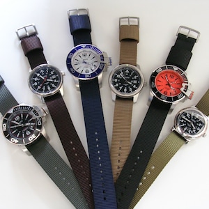NATO® 1pc Single Pass Nylon Raf Military Watch Strap Watch Band ...