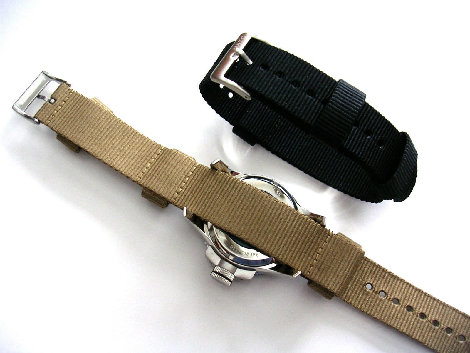 NATO® Commando Heavy Ballistic Nylon Military Dive Watch Strap Water ...