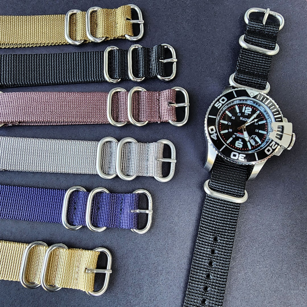 NATO® Strap Heavy D-ring UTC Ballistic Nylon Stainless Steel Buckle ...