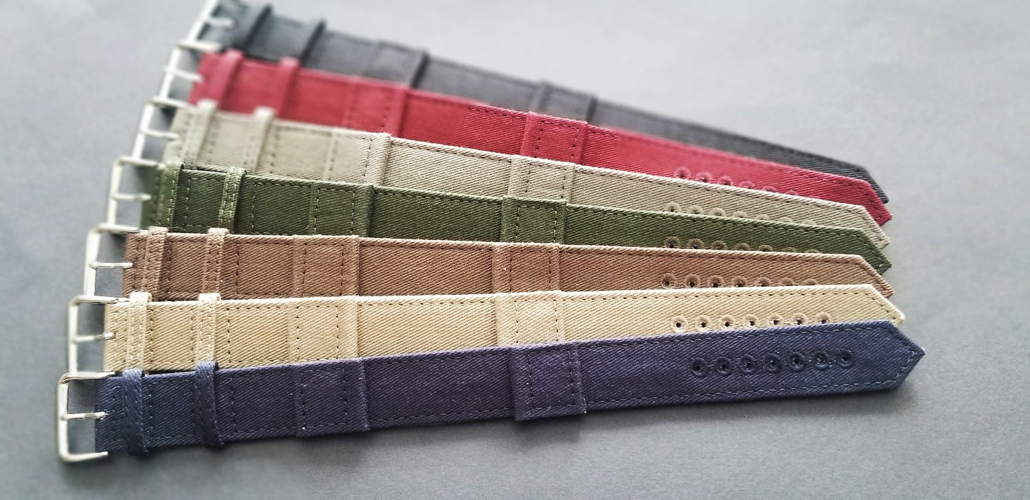 NATO® Canvas WWII 1pc Military Watchband Vintage Style Strap - Etsy
