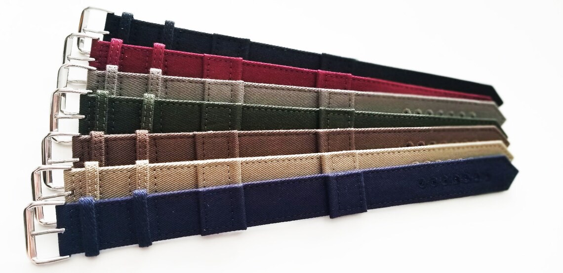NATO® Canvas WWII 1pc Military Watchband Vintage Style Strap - Etsy
