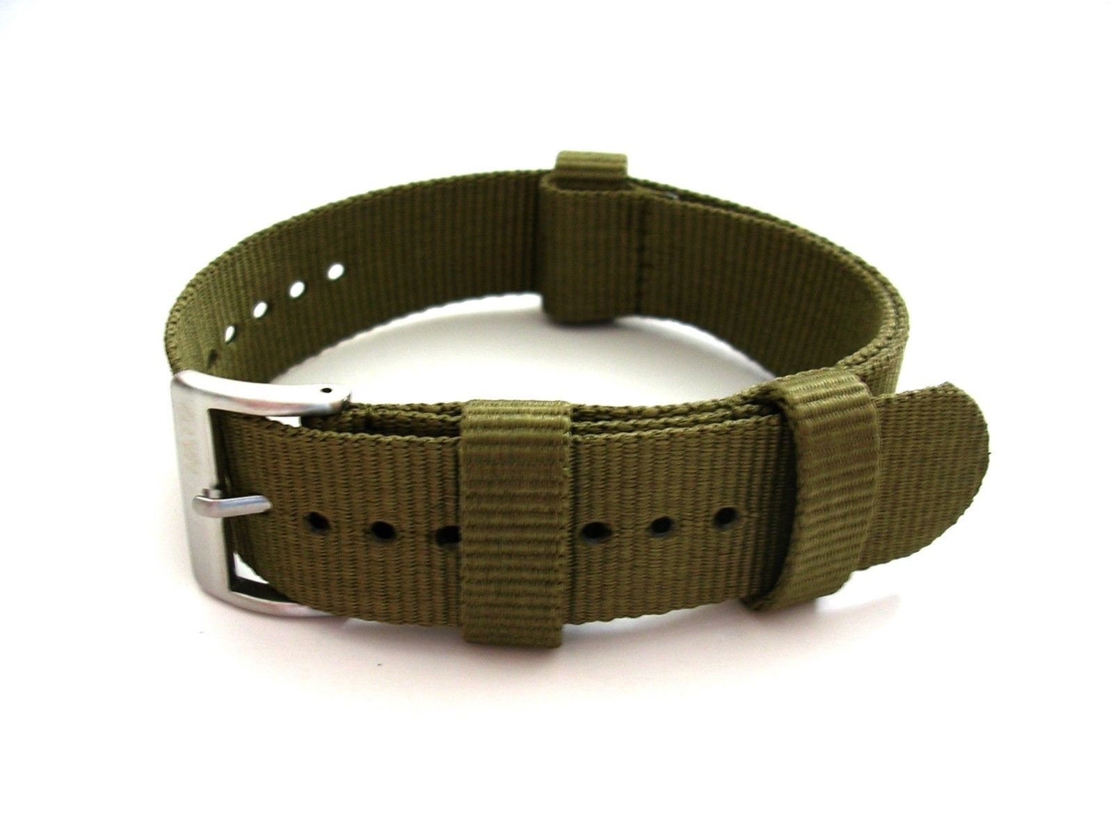 NATO® Commando Heavy Ballistic Nylon Military Dive Watch Strap Water ...