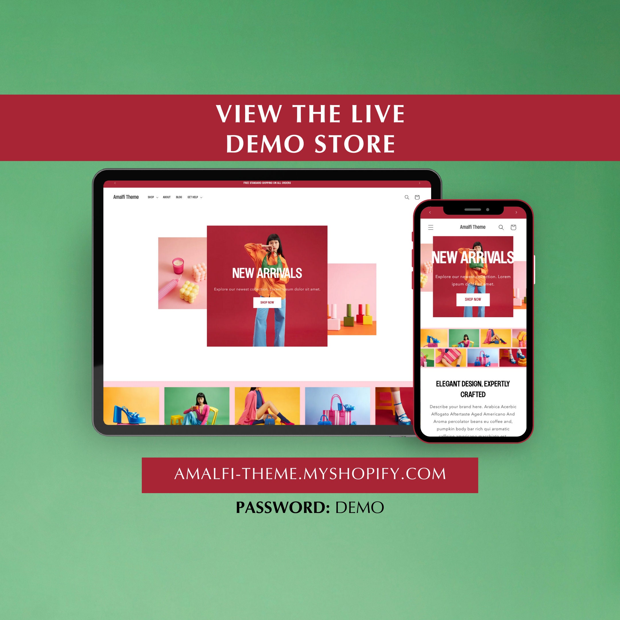 Shopify Theme Minimalist, Aesthetic Luxury Website Design, Elegant ...
