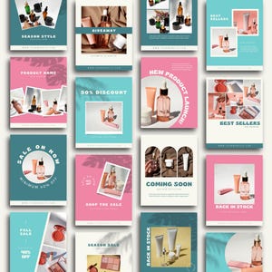 32 Instagram Post Templates for Small Businesses Ecommerce Online ...