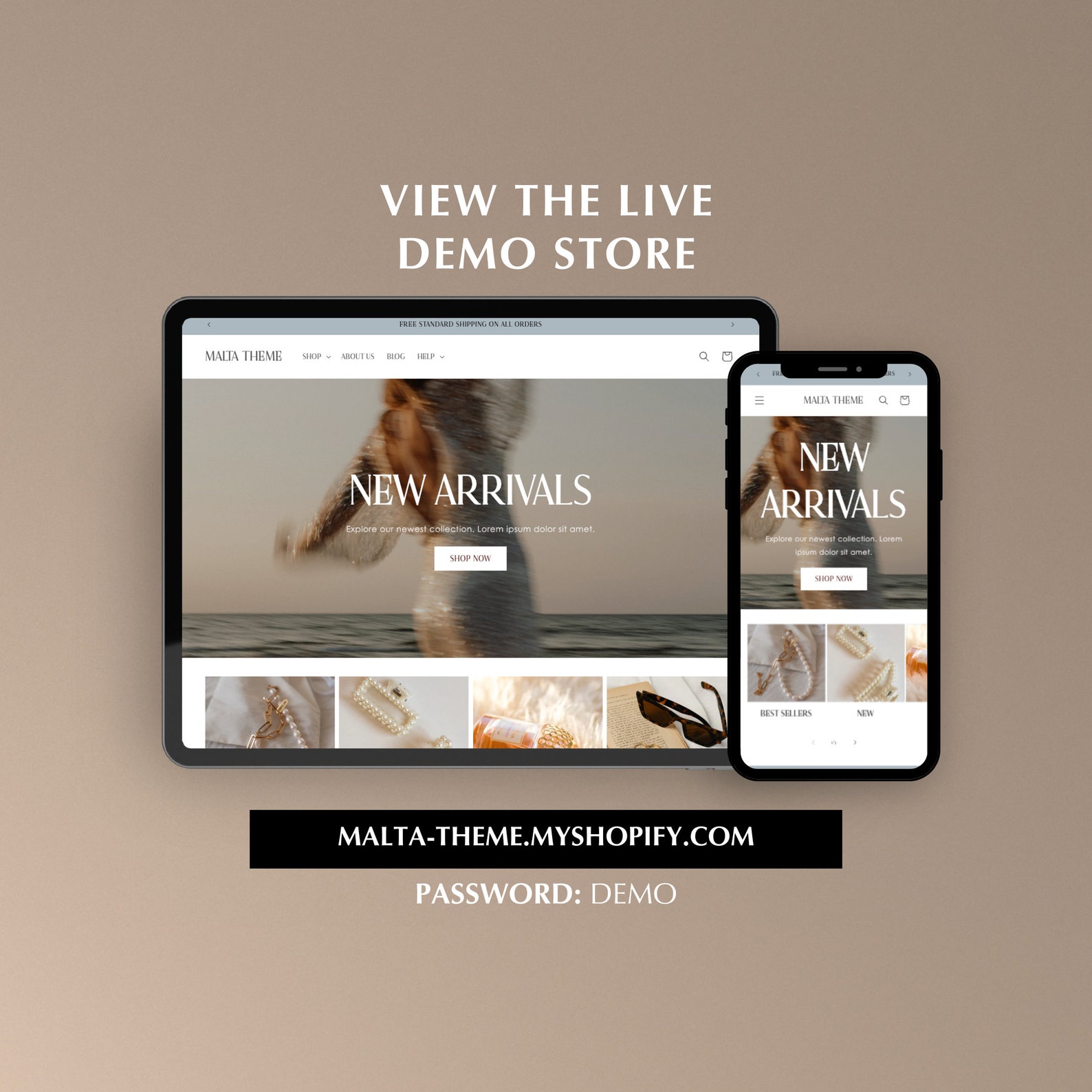 Shopify Theme Minimalist, Aesthetic Luxury Website Design, Elegant ...