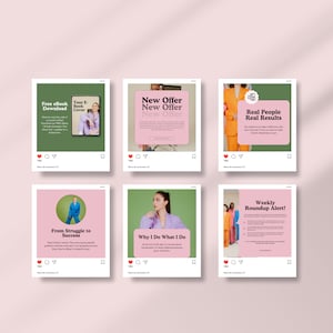 70 Coaching Instagram Post Templates, Life Coach Canva Templates ...