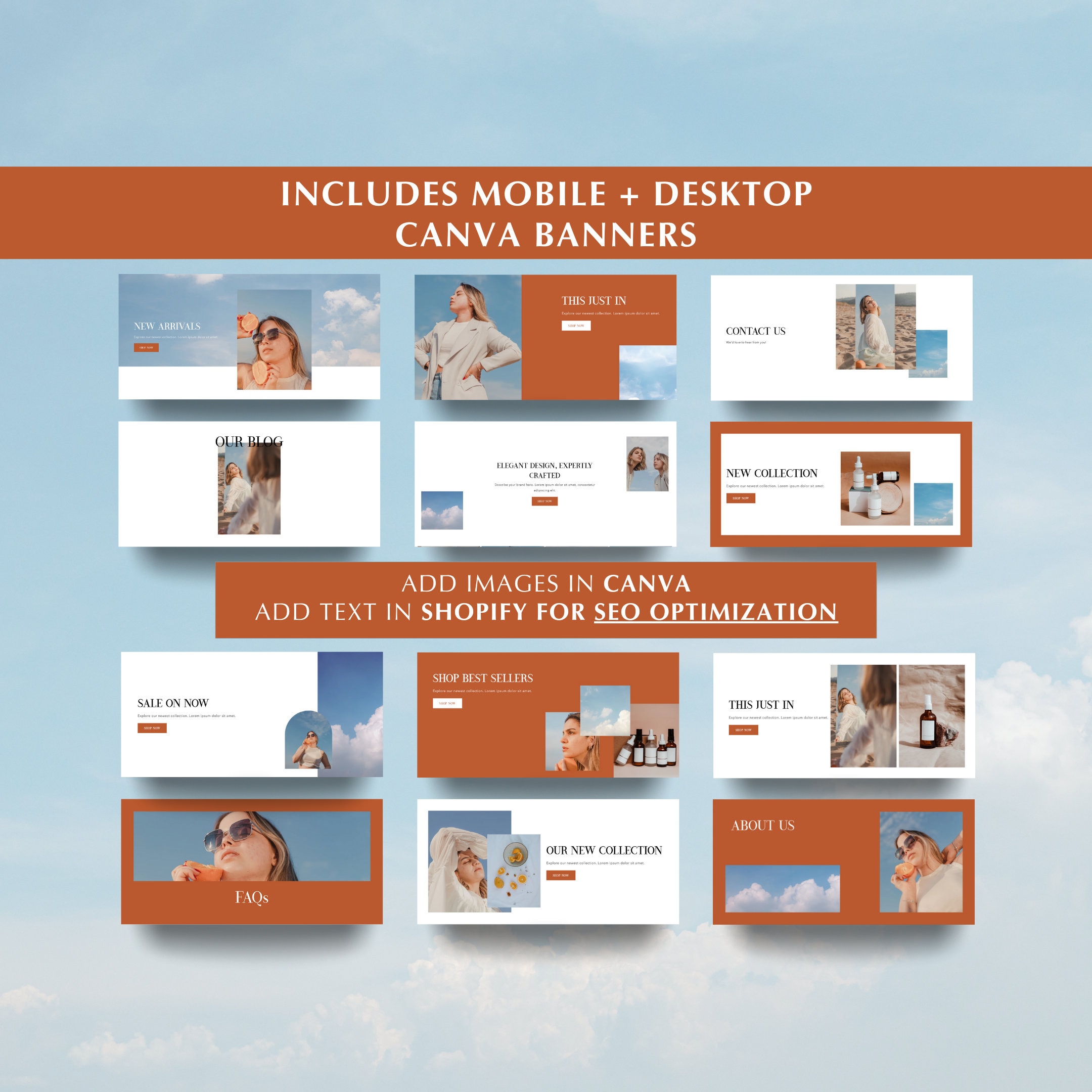 Shopify Theme Minimalist, Aesthetic Luxury Website Design, Elegant ...