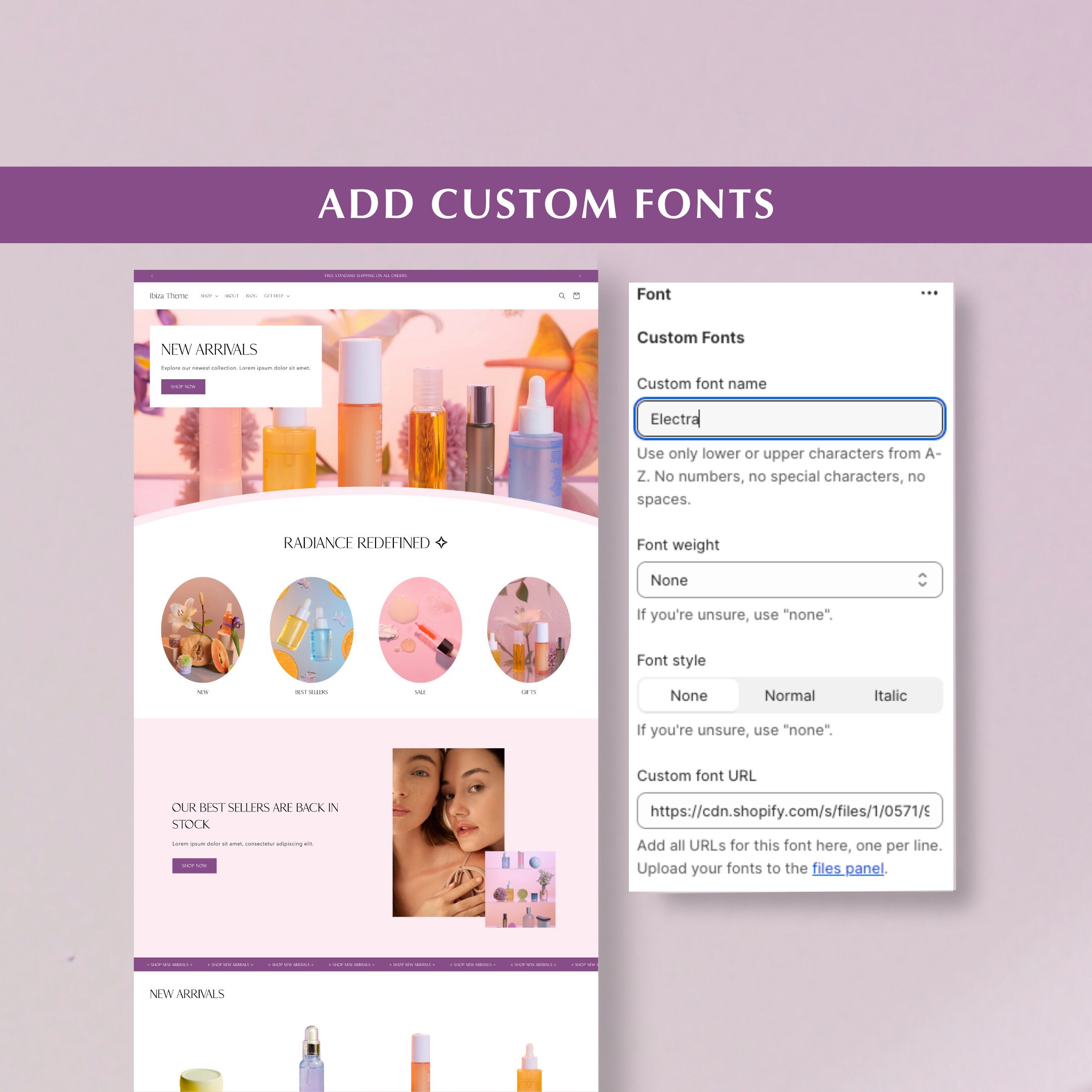 Shopify Theme Minimalist, Aesthetic Luxury Website Design, Elegant ...
