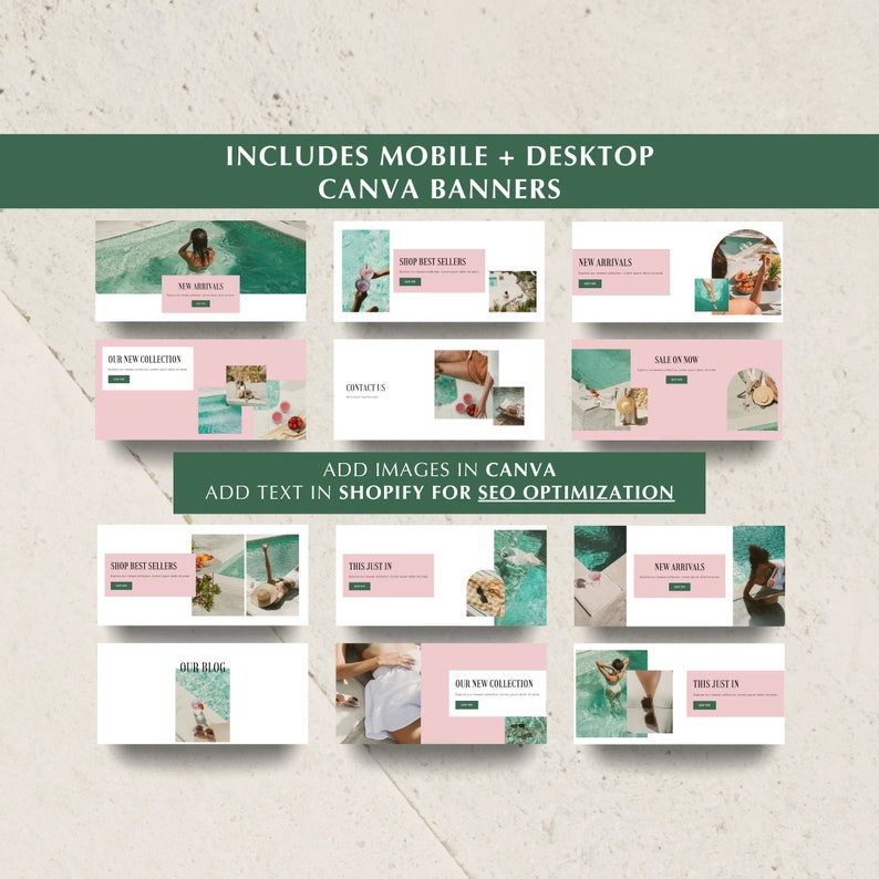 Shopify Theme Minimalist, Aesthetic Luxury Website Design, Elegant ...
